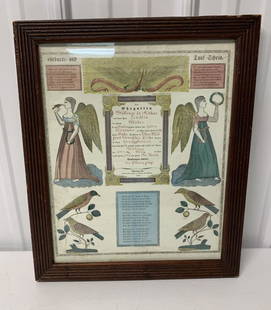 1855 German Birth Certificate