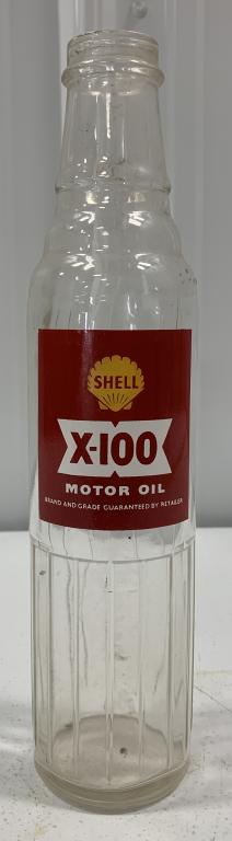 Shell X 100 Motor Oil Bottle