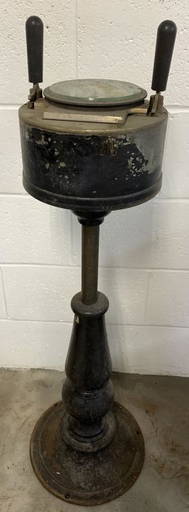 Calculagraph Timer/clock On Cast Iron Stand