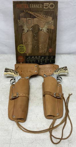 Mattel Fanner 50 Double Holster & Cap Pistol Set