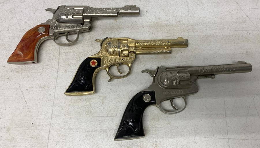 (3) Hubley Ric-O-Shay Jr, Texas Jr Toy Guns - Dec 10, 2022 | Rentzel's ...