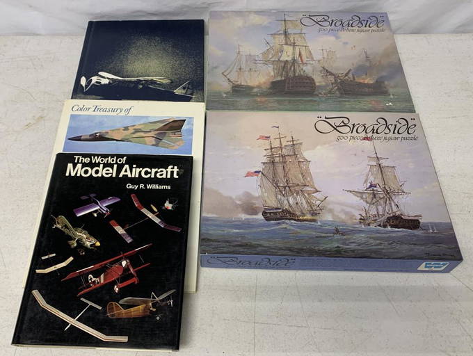 (5) Model Aircraft Books & Boat Jigsaw Puzzles (#0080) on Dec 17, 2022 ...
