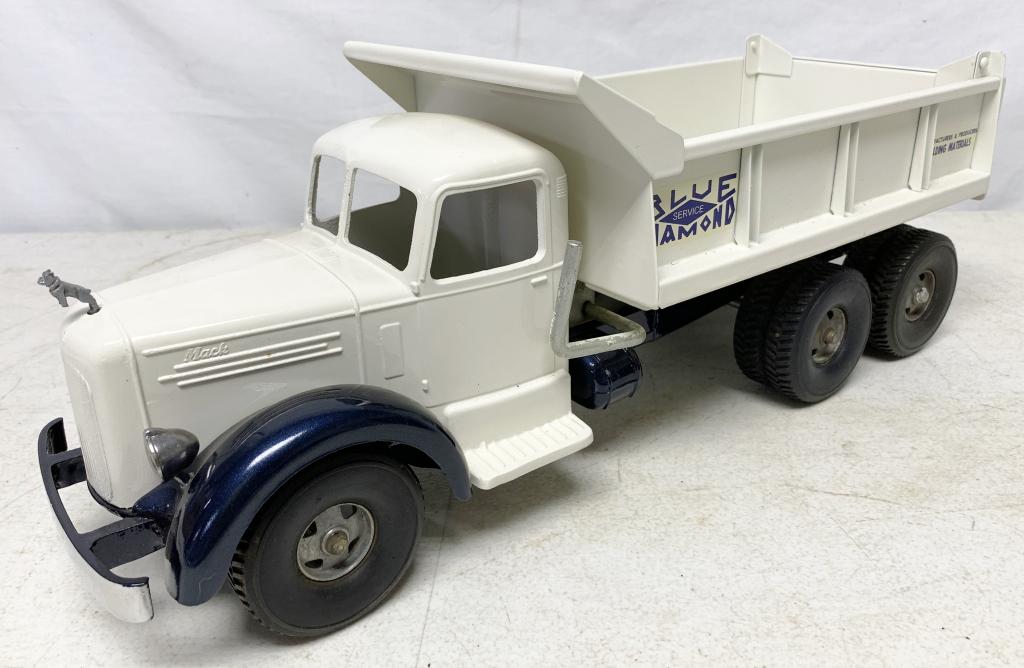 Restored Smith Miller Blue Diamond Dump Truck