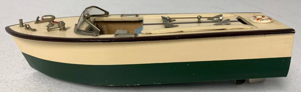 Wooden Battery Operated Boat (#0457) on Dec 17, 2022 | Rentzel's ...