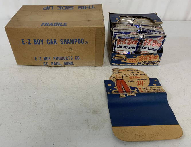 Box of E-Z Boy Car Wash Packets w/ Display Box (#0016) on Jan 14, 2023 ...
