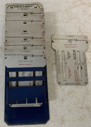 Check O Matic Bear Mfg Measurement Gauges