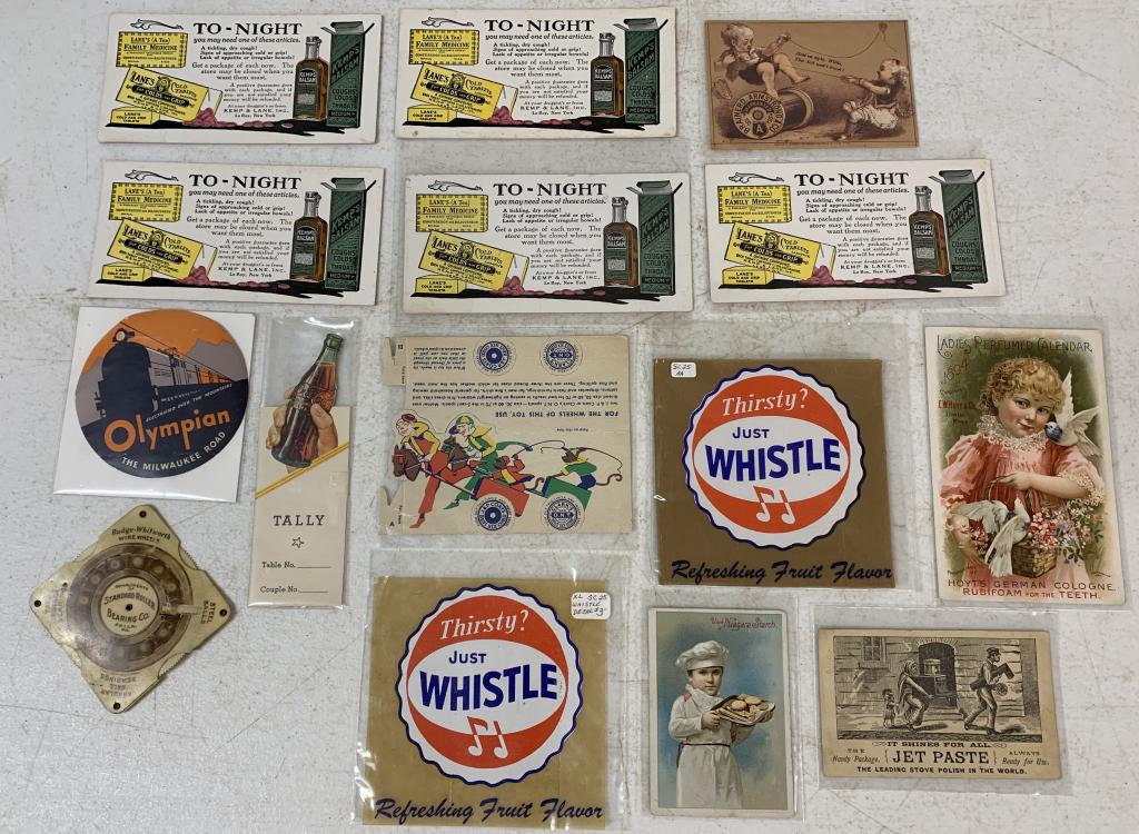 15+ Whistle, Coca Cola, Jet Paste Ads, Others