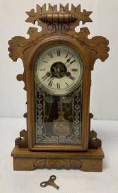 E N Welch Patti No. 1 Shelf Clock - Apr 24, 2021 | Schmidt's Antiques ...