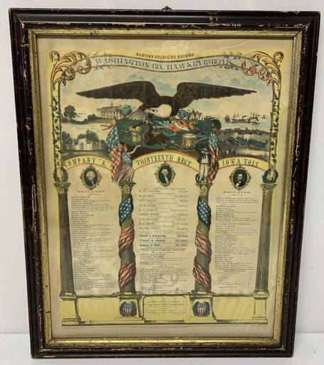 Framed Martin's Soldiers Record Hawkeye Boys (#0274) on Feb 11, 2023 ...