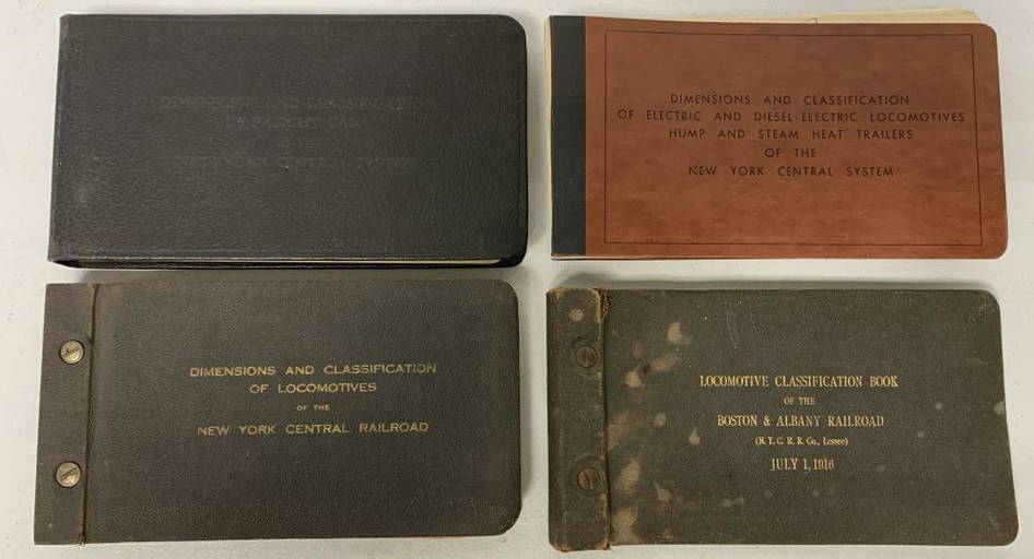 Lot Of 4 Locomotive Classification Books