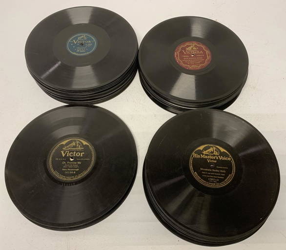 60+ 10" Diameter Records probably 78 RPM (#0584) on Feb 11, 2023 ...