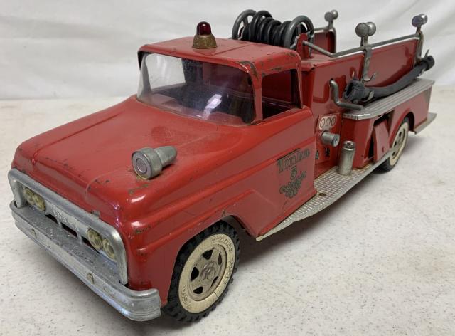 Tonka No. 5 Pressed Steel Fire Truck - Apr 22, 2023 | Rentzel's Auction ...