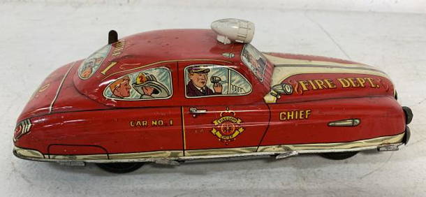 Restored 1930s Skippy Fire Chief Pedal Car