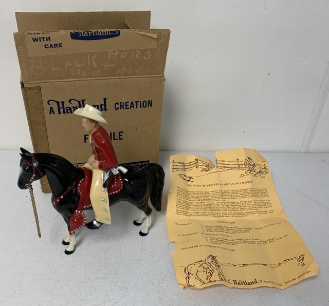 Hartland Western Champ & Horse W/original Box Auction