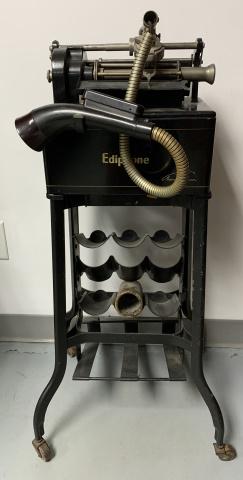 Thomas Edison Ediphone W/ Stand & Recording Auction