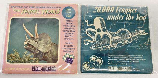 20,000 Leagues & The Animal World Viewmaster Discs