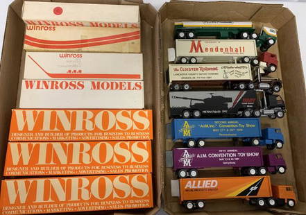 7 Rare Early Winross Trucks