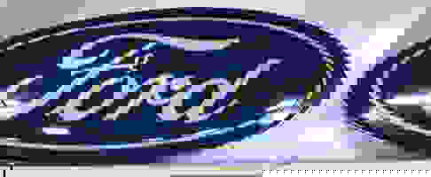 Ford Blue Oval Outdoor Single Sided Sign Auction