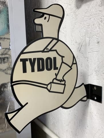 Reproduction Double Sided Tydol Sign Auction