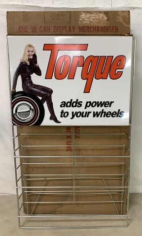 Torque Engine Additive Can Display W/ Box Auction