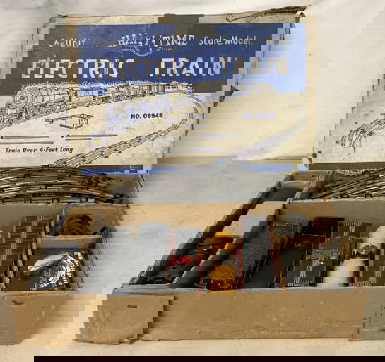 Happi Time 6 Unit Electric Trains Set W/ Box