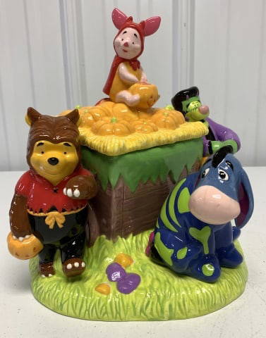 Pooh's Spooky Kooky Parade Ceramic Cookie Jar