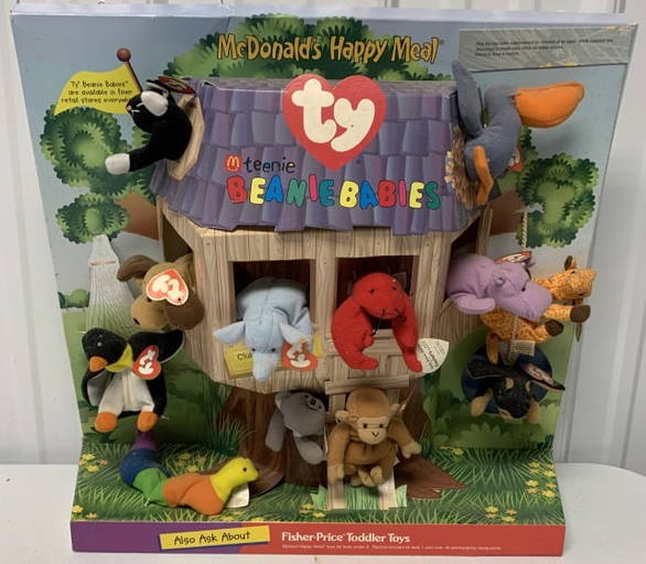 Mcdonald's Happy Meal Beanie Baby Display