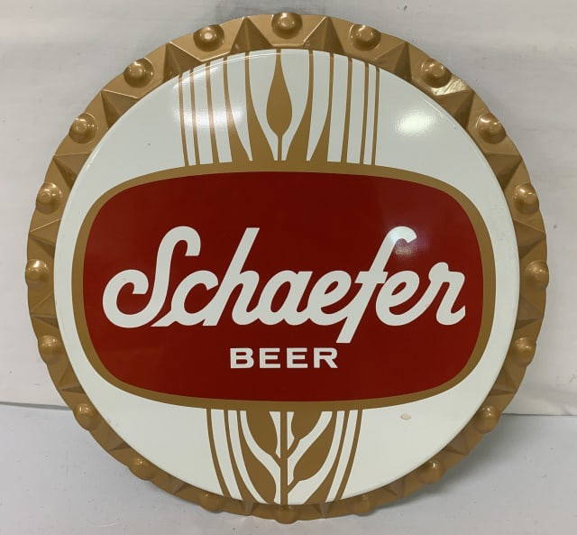 Metal Schaefer Beer Sign Auction