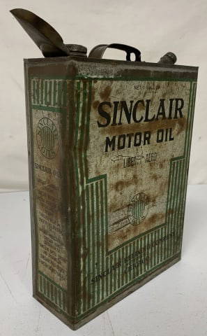 Sinclair Motor Oil One Gallon Can Auction