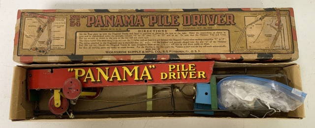Wolverine Supply Panama Pile Driver Tin Toy