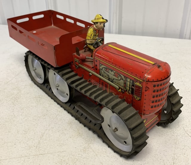 Marx Tin Wind Up Tractor Auction