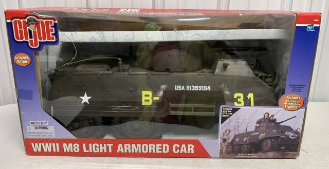 Hasbro Gi Joe Wwii M8 Light Armored Car Auction