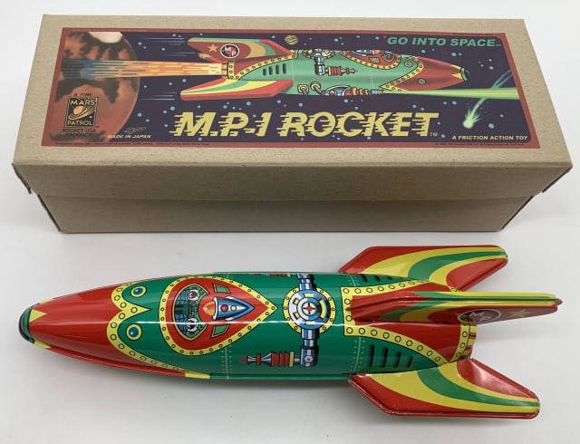 Rocket Usa Tin Mp -1 Rocket Auction