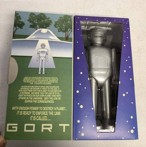 Gort Wind Up Tin Robot Toy Auction