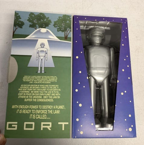 Gort Wind Up Tin Robot Toy Auction
