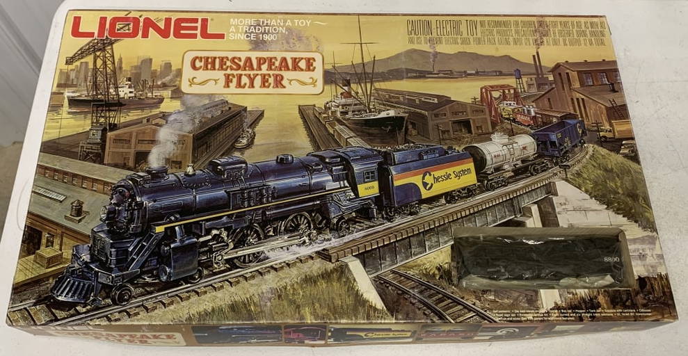 Lionel 8800 Chesapeake Flyer Train In 8008 Box