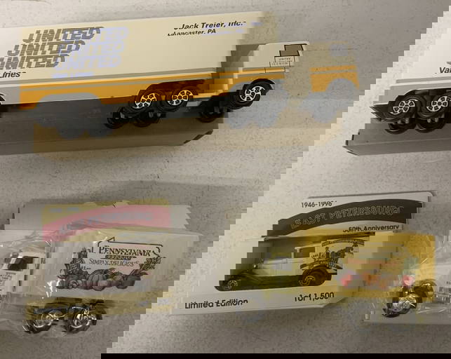 Ertl, Ralstoy And Matchbox Trucks In Boxes