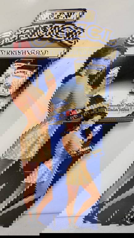 Camel Cardboard Cut Out Advertising Auction