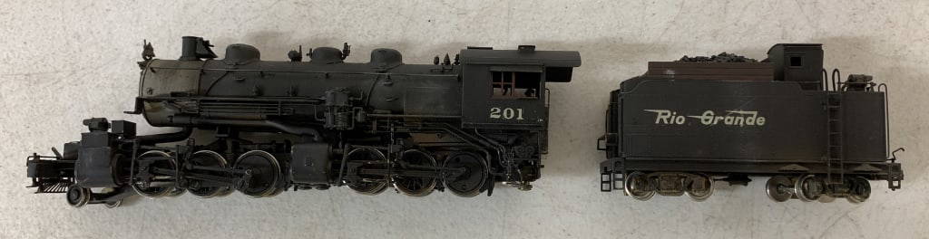 Rio Grande Locomotive 201 & Tender Ho Gauge Auction