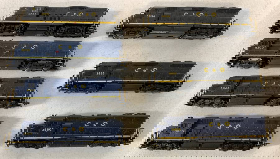 7 Ho Train Engines Bachmann, Atlas & Others