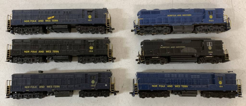 6 Ho Train Engines-life-like & Others Auction