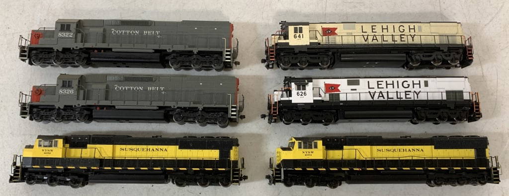 6 Ho Train Engines-bowser, Stewart & Others Auction