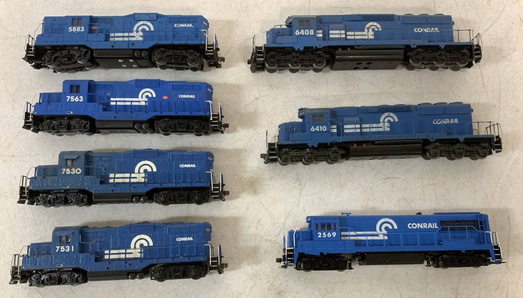7 Ho Train Engines-walthers, Stewart & Others Auction