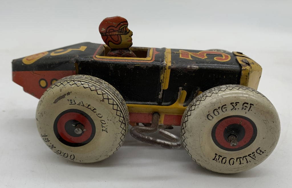 Marx #3 Tin Litho Wind-up Race Car Auction