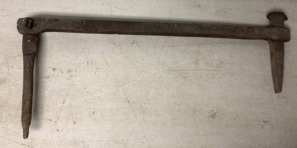 Hand Forged Log Dog Auction