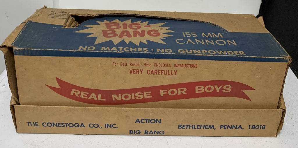 Big Bang 155mm Cannon In Box With Bangsite Auction