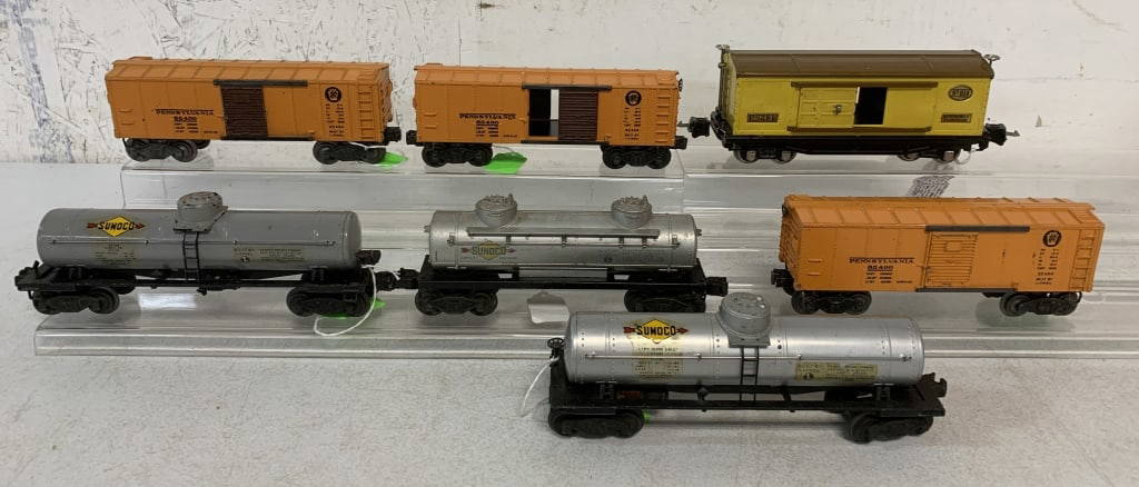7 Lionel Box Cars W/ Original Boxes Auction