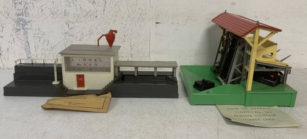 2 Lionel Pcs-lumber Mill/lumber Shed/boxes Auction