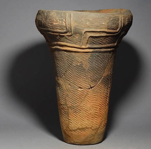 Jomon Neolithic Japan Fukabachi Pottery 13.5" Tall!!!