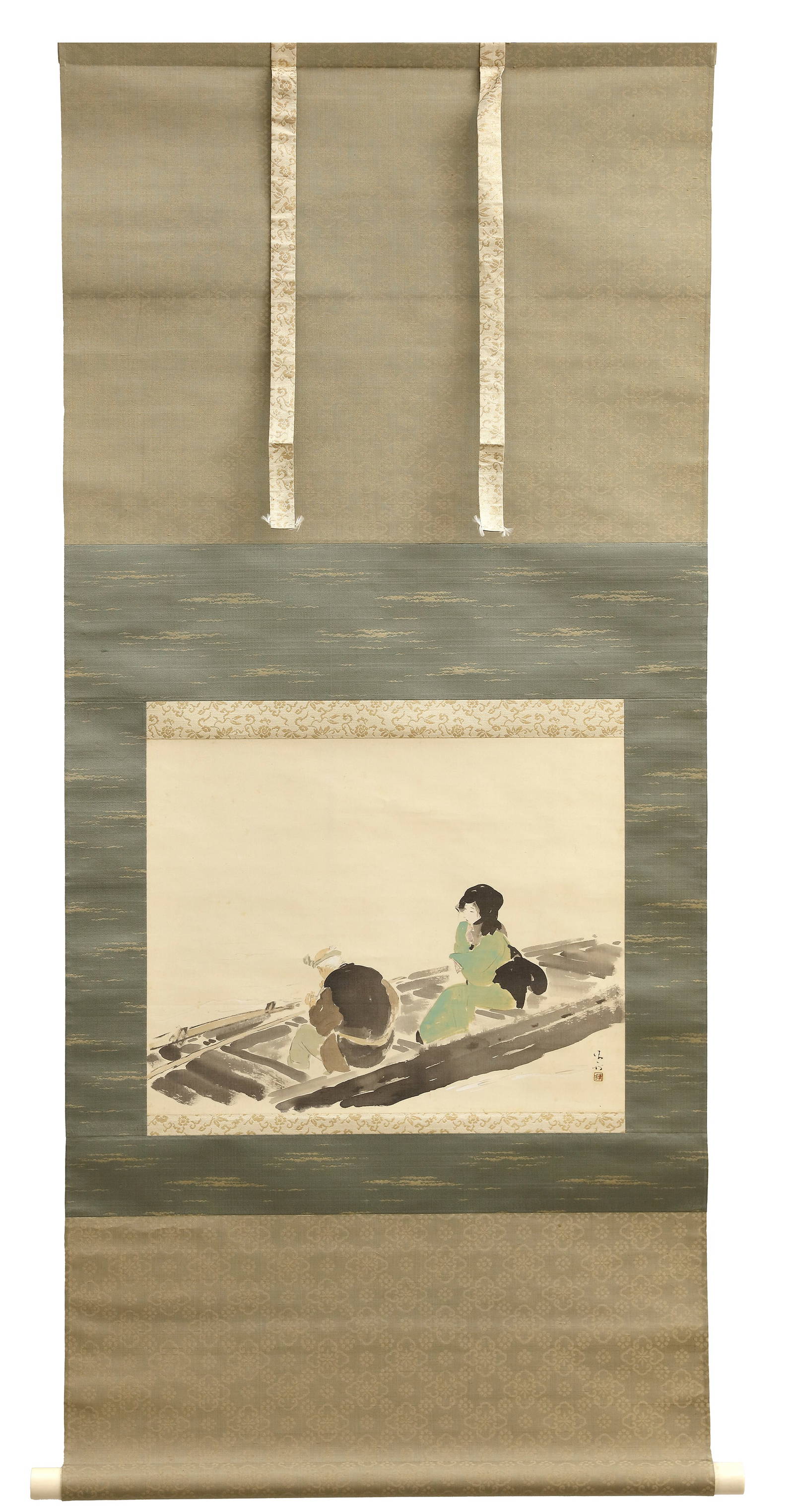 A Japanese Scroll, Kaburagi Kiyokata (1878-1973) Auction